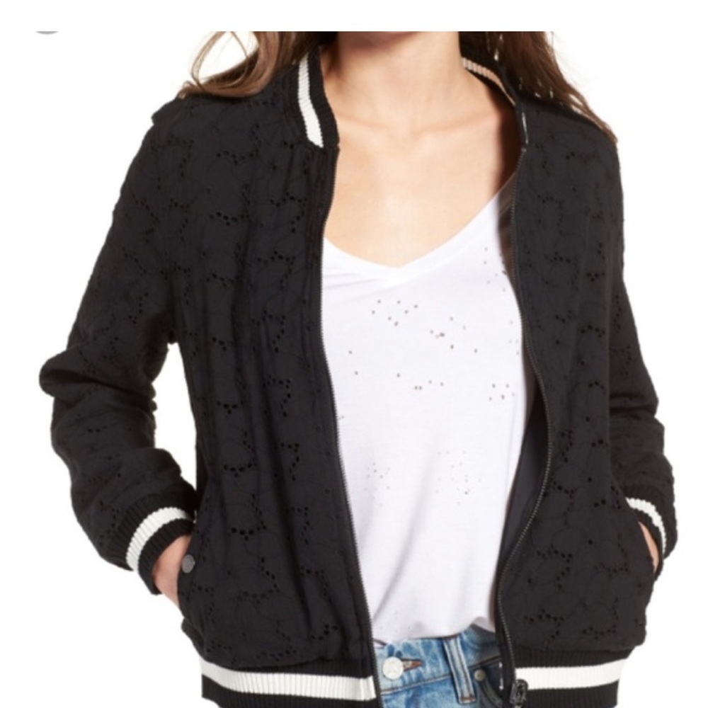 Blank Nyc Reversible Bomber Jacket In Black - Gem